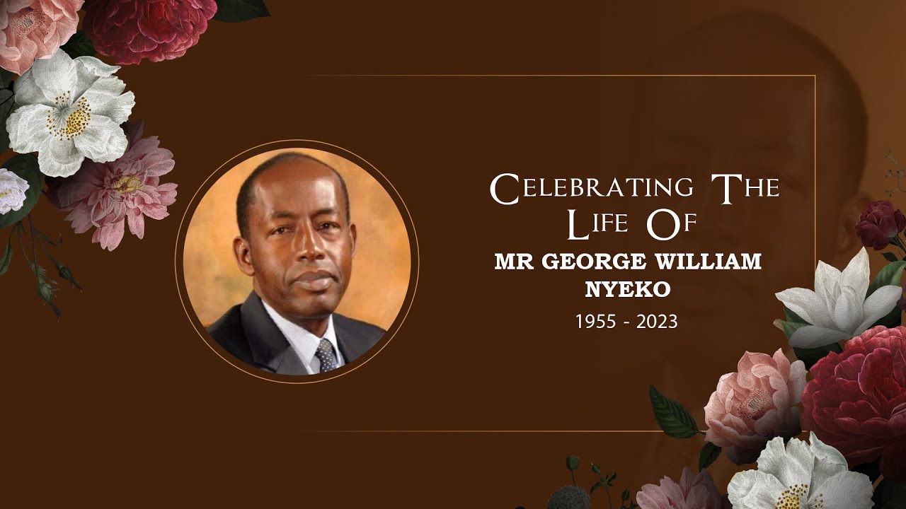 Celebrating The Life Of Mr. George William Nyeko - YouTube