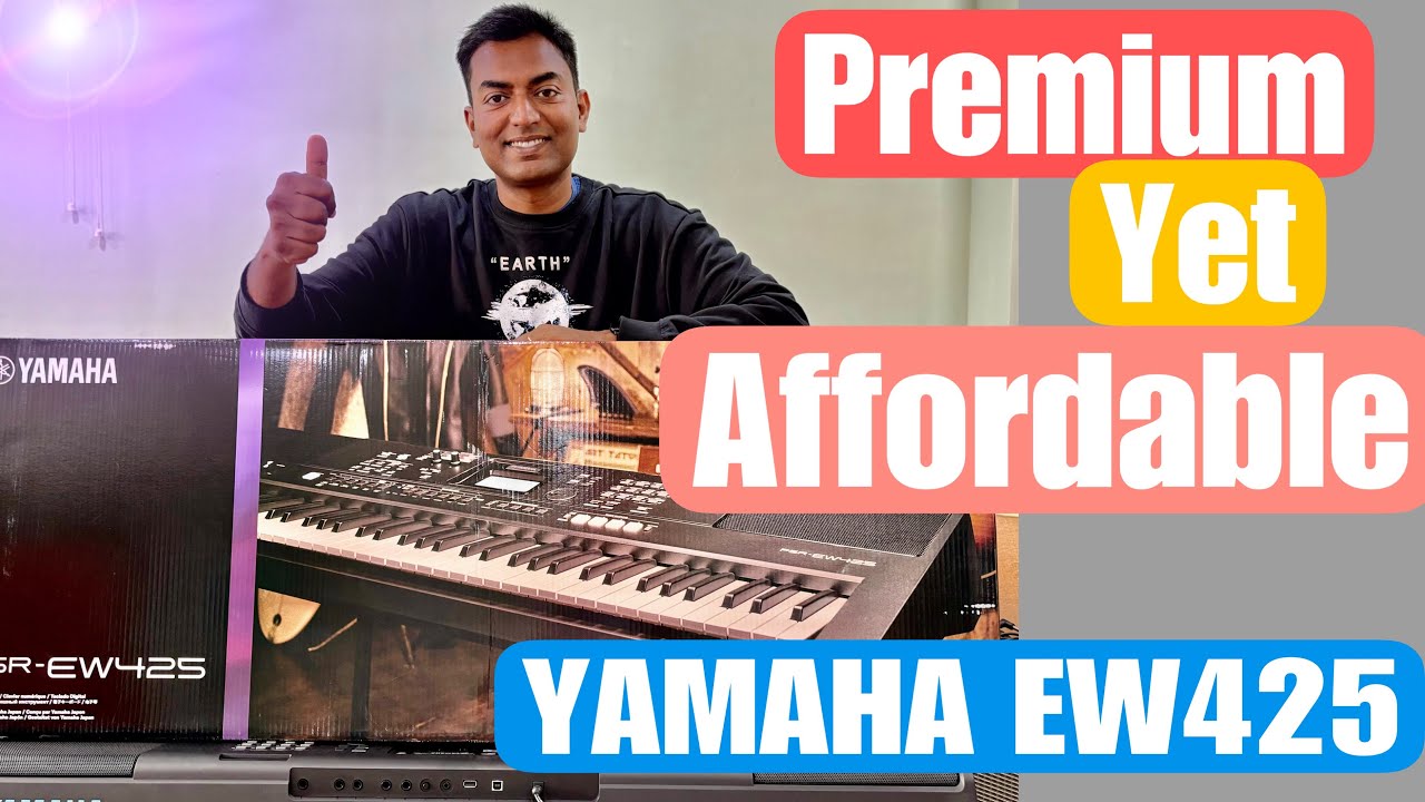 Yamaha PSR EW425 detailed review | Premium 76 keys keyboard. - YouTube