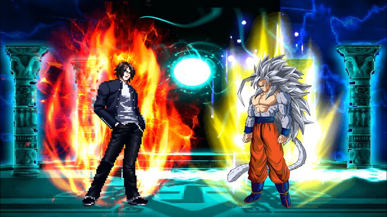 [DBZ vs KOF] Neo Kyo vs Hyper Goku SSJ5 - YouTube