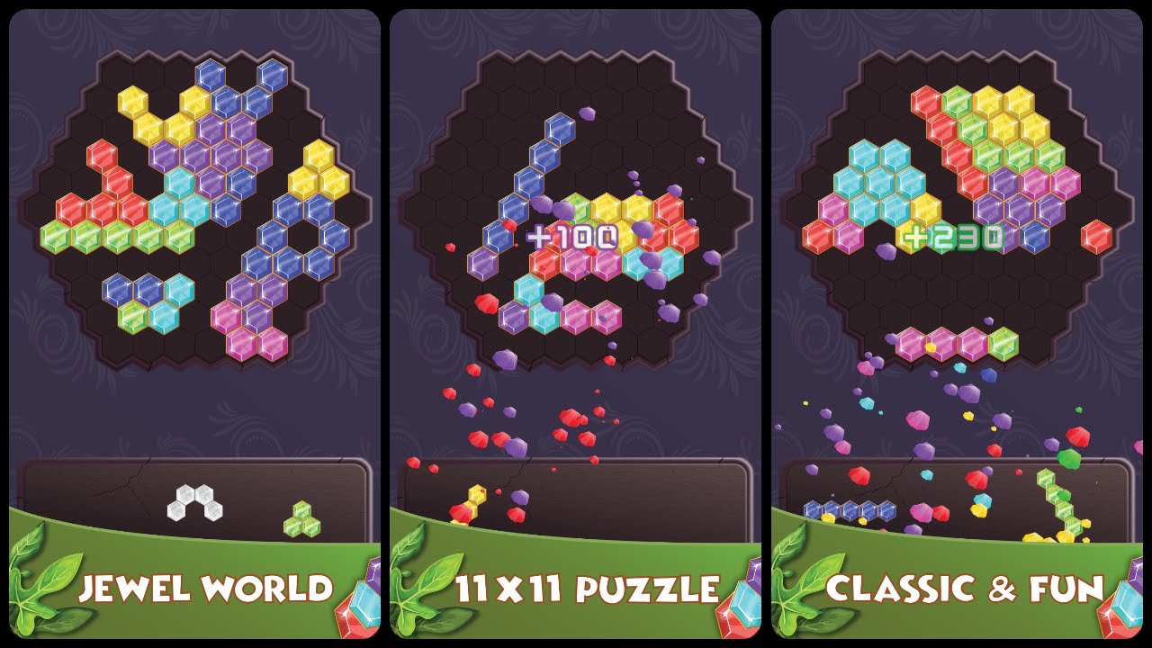 Hexagon Blocks - Fun puzzle Mobile Game | Gameplay Android - YouTube
