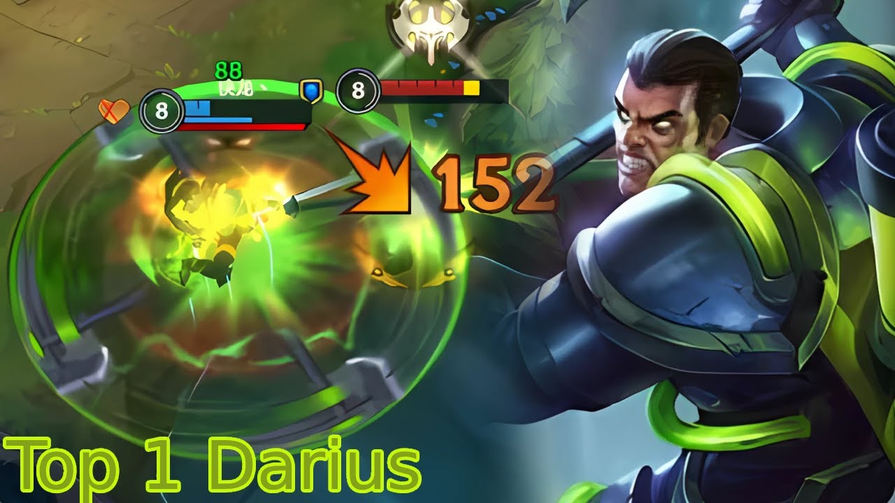 Wild Rift Darius - (darius skin bioforge) Top 1 Gameplay Rank ...