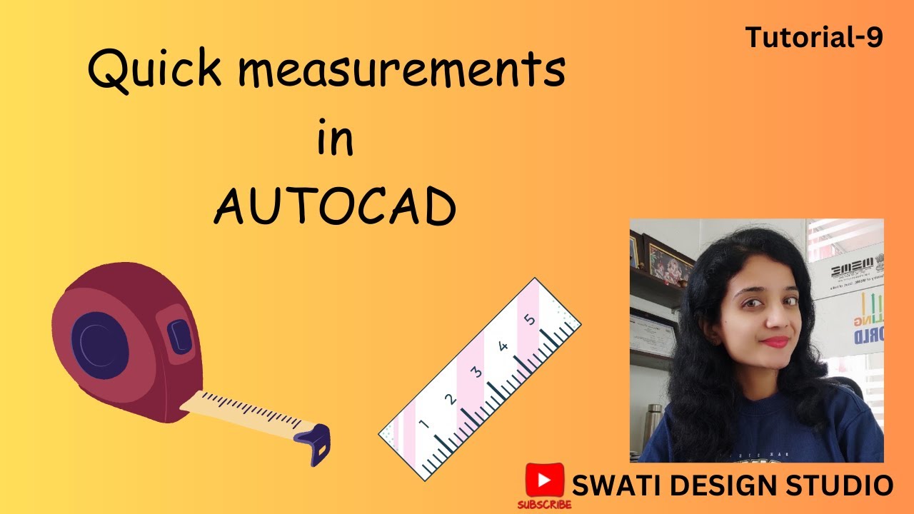 Quick measurement tool in AutoCAD | tape measurement in AutoCAD ...