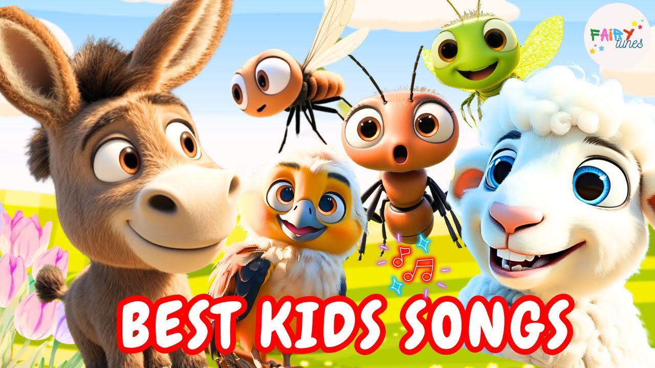 🎶 FUN KIDS SONGS from Classic Fables | 3D Animated Nursery Rhymes ...