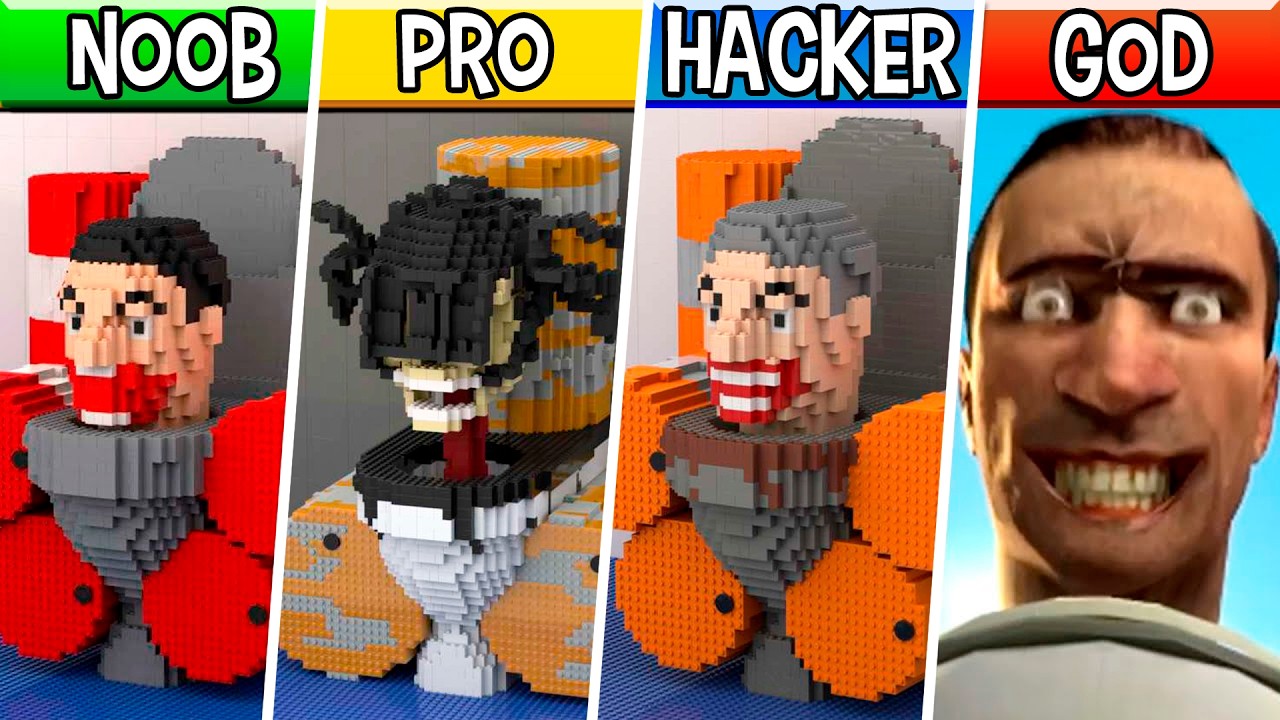 LEGO EVERY Skibidi Toilet (MEGA COMPILATION №1) : Noob, Pro, HACKER ...