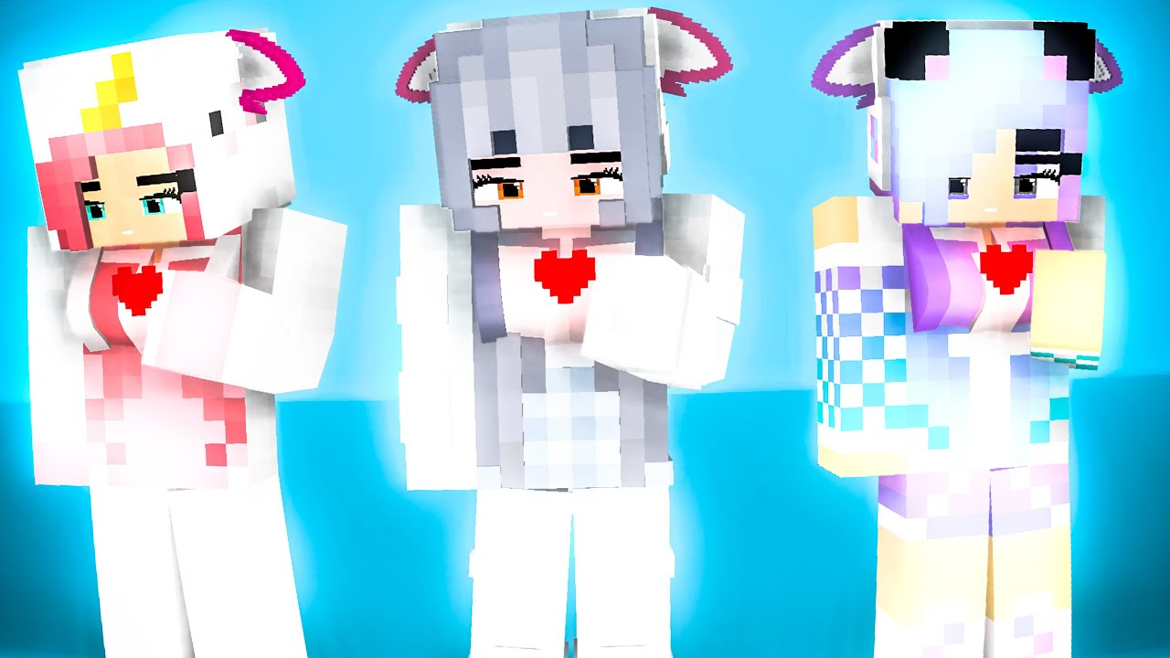 2002 DANCE MEME | SHUFFLE DANCE | MINECRAFT ANIMATION | WOLF CUTE GIRL ...