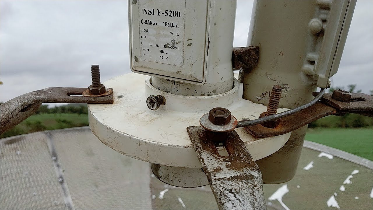 LNB Rode Length, Dish Size,LNB Holder cutting - YouTube