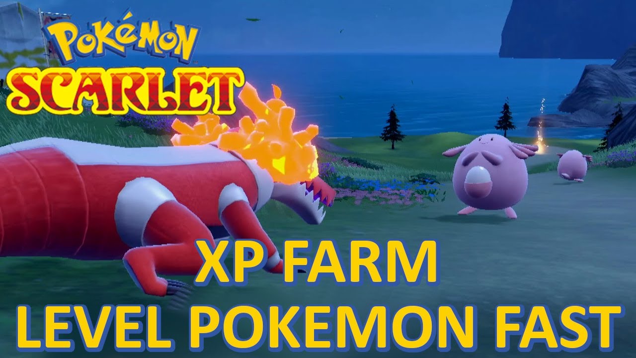 Pokemon Scarlet and Violet | XP Farm | Level Pokemon Fast - YouTube