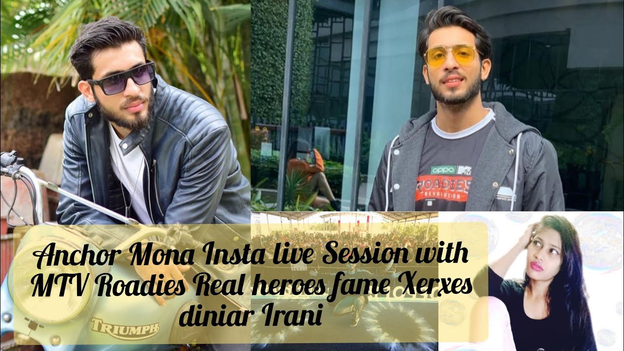 Anchor Mona Insta live session with celebrity MTV Roadies Real heroes ...
