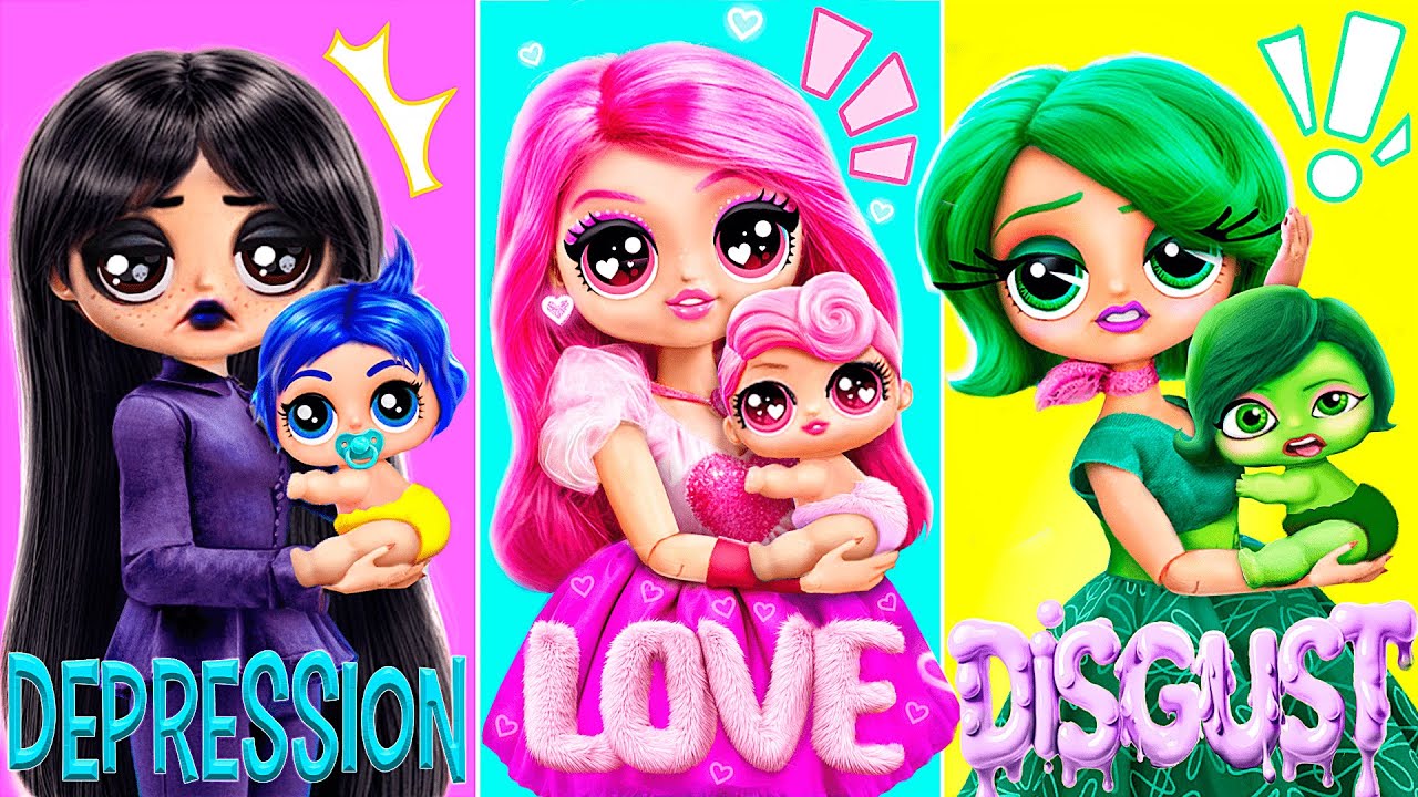 Inside Out 2: Love, Disgust, Depresi Menjadi Ibu! 32 Kreasi Boneka ...
