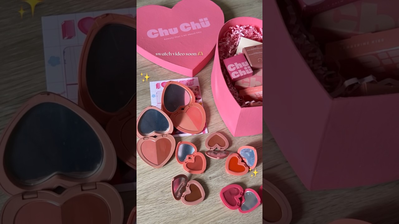CHUCHU BEAUTY HEARTBLUSH AND BALM 💖 [unboxing] - YouTube