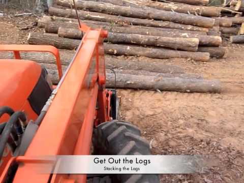 Small Scale Sustainable Logging - YouTube