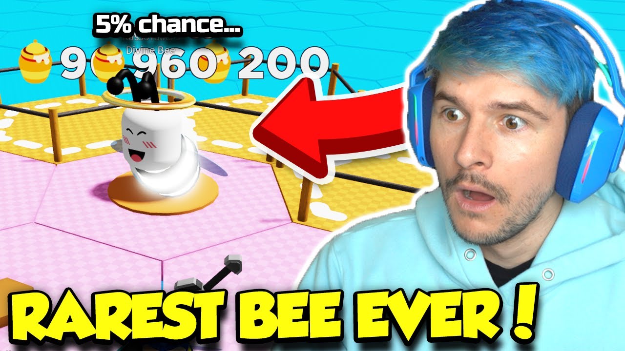 I GOT THE RAREST BEE IN ROBLOX BE A BEE!! - YouTube