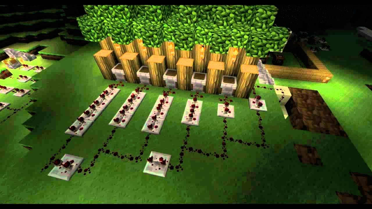 Minecraft - Tree Trap - YouTube