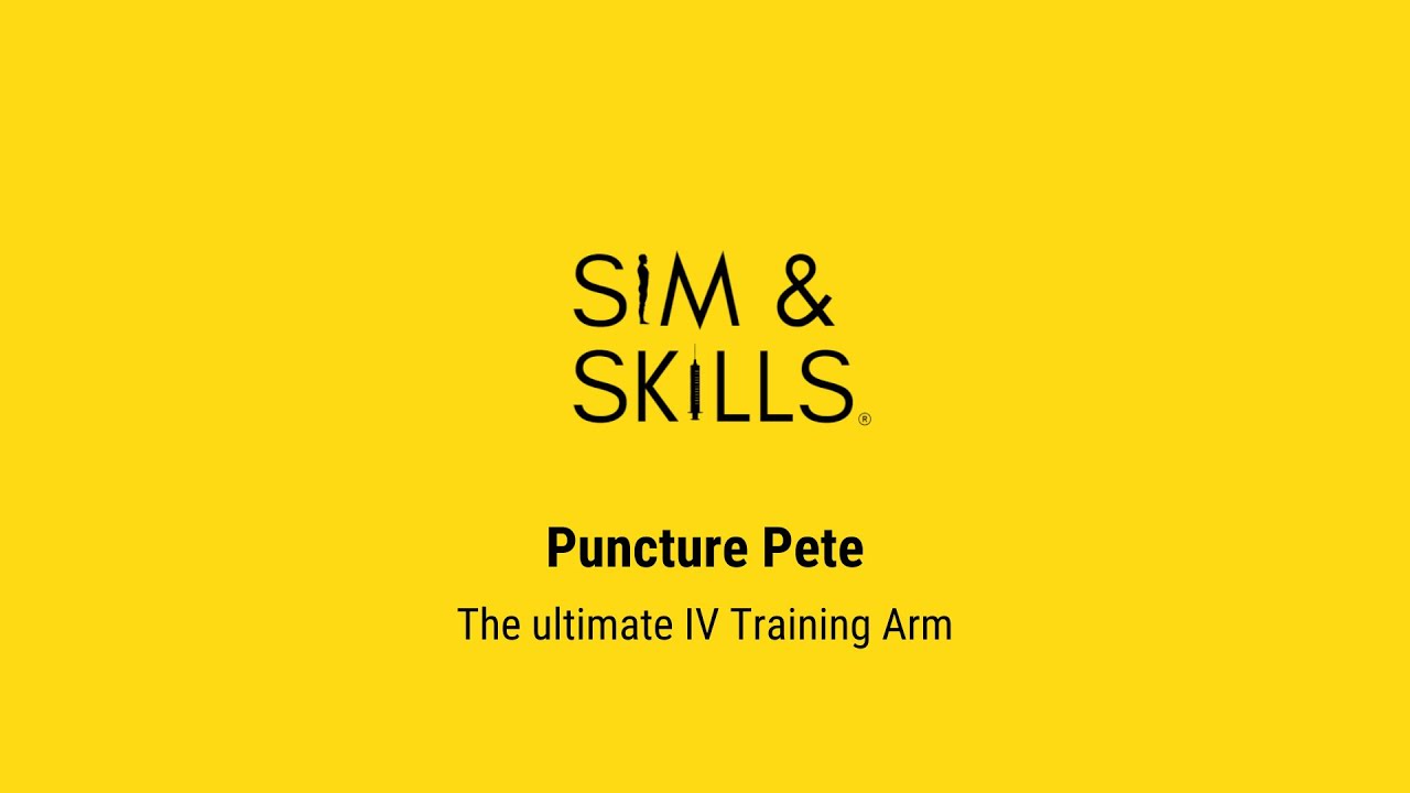 Hyper-Realistic IV Arm Puncture Pete | Sim & Skills - YouTube