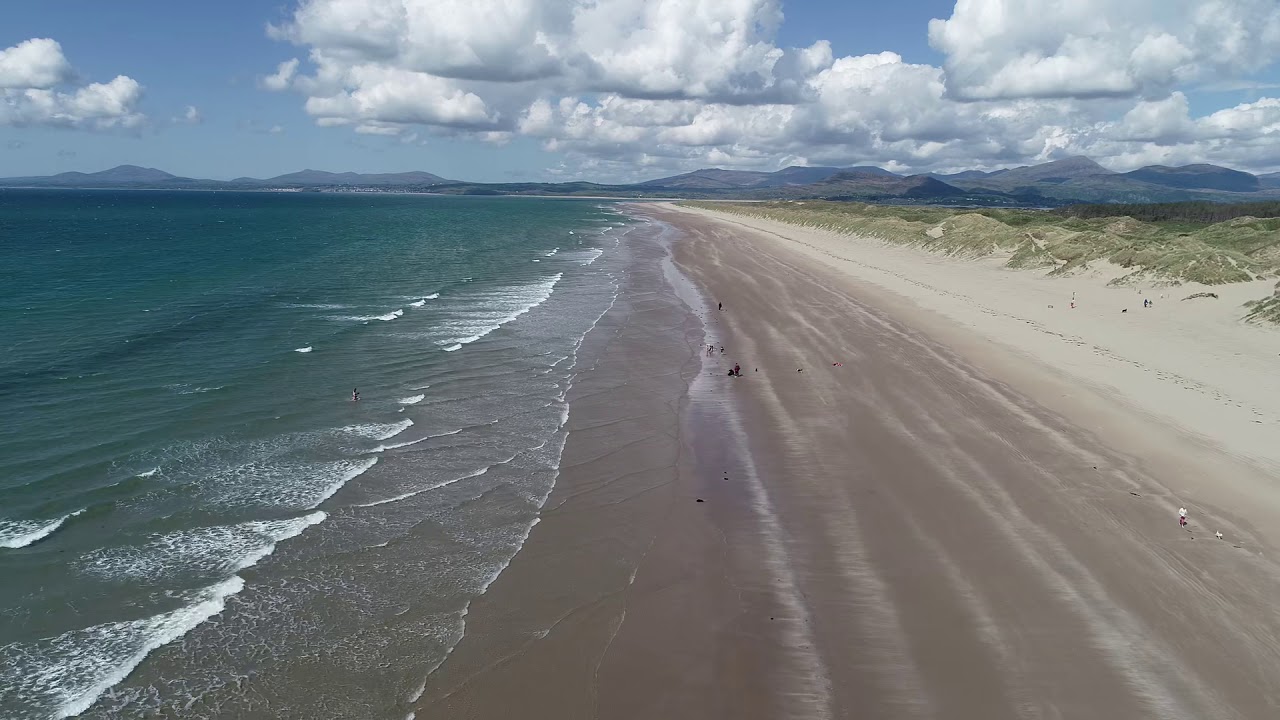 Harlech Beach, Wales - YouTube