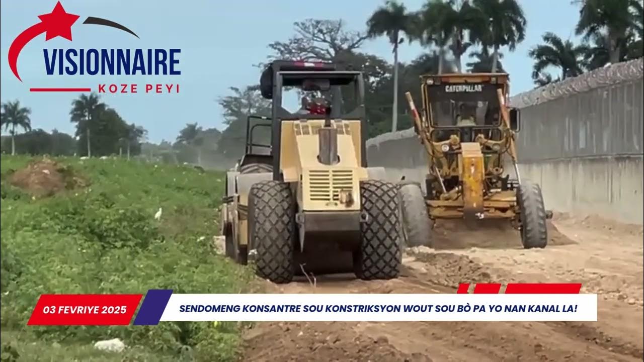 Apre baraj Sendomeng fè sou kanal la nan lisyè tè pa yo, kounye a yo ap konstwi yon wout bò ...