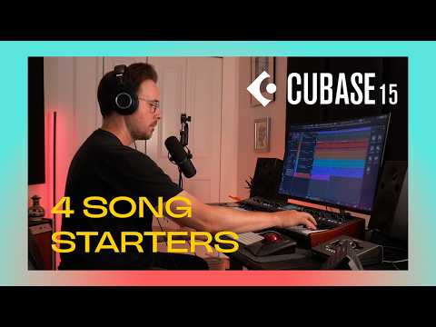 4 New Ways to Start Your Next Song in Cubase 15 | Song Starters