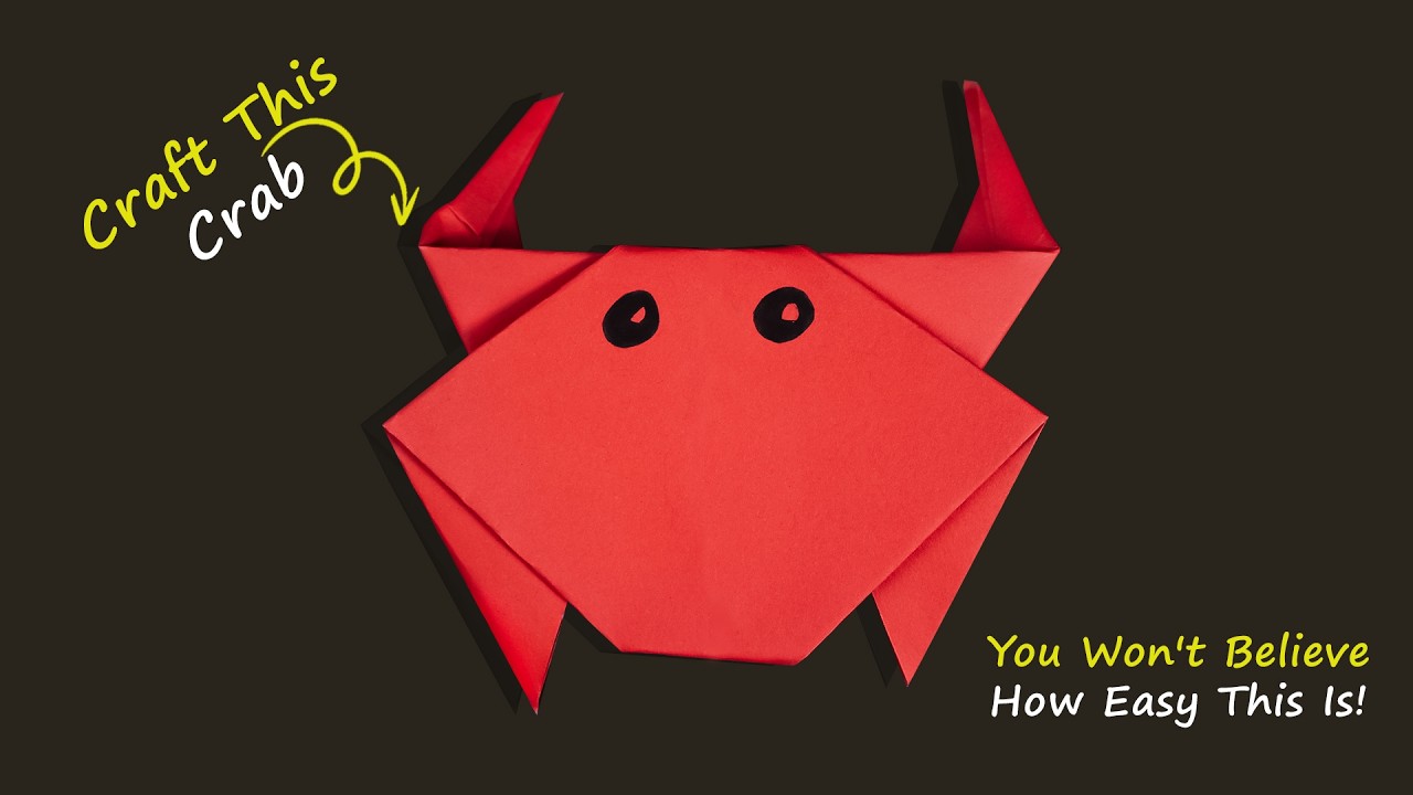 Crab Origami | How to make Origami Crab | Crab Origami Instructions ...