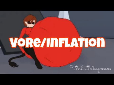 Elastic Girl VORE | weird funny animation | REPOST NOT MINE | From the Fudgeman 
