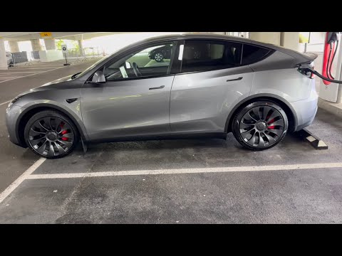 Tesla Model Y Performance Quicksilver collection day at Bluewater UK ...
