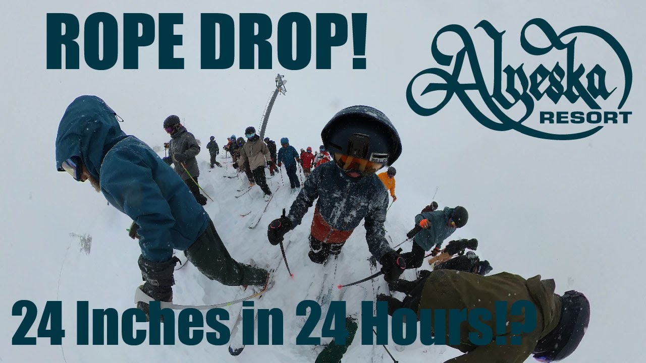 DEEP Rope Drop on Alyeska's North Face - YouTube