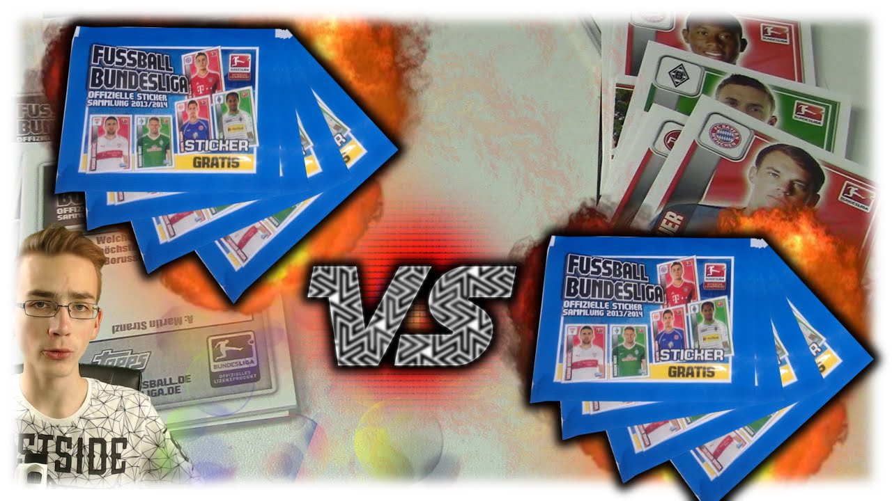 BUNDESLIGA 13/14 BATTLE Sticker vs Sticker | PacksUnited - YouTube