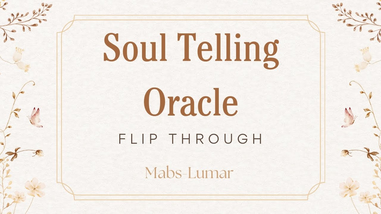 Soul Telling Oracle - Flip Through - YouTube