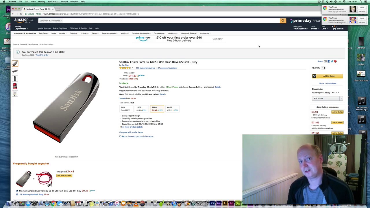 SanDisk Cruzer Force 32 GB 2.0 USB Flash Drive USB 2.0 - Grey - YouTube