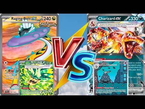 POKEMON LEAGUE CUP POV RAGING BOLT VS CHARIZARD EX - YouTube