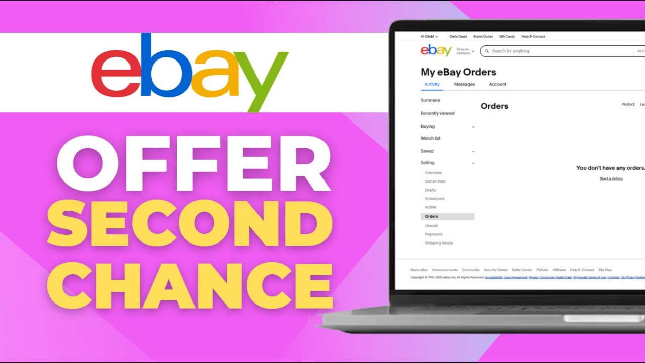 How to Offer a Second Chance Offer on eBay - YouTube