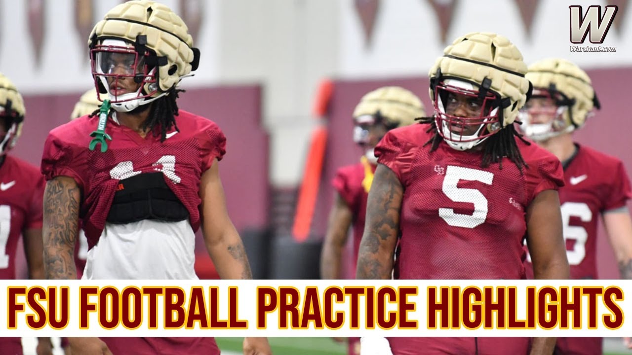 FSU Football Practice HIGHLIGHTS | Day 11 | Seminoles DEFENSIVE LINE ...