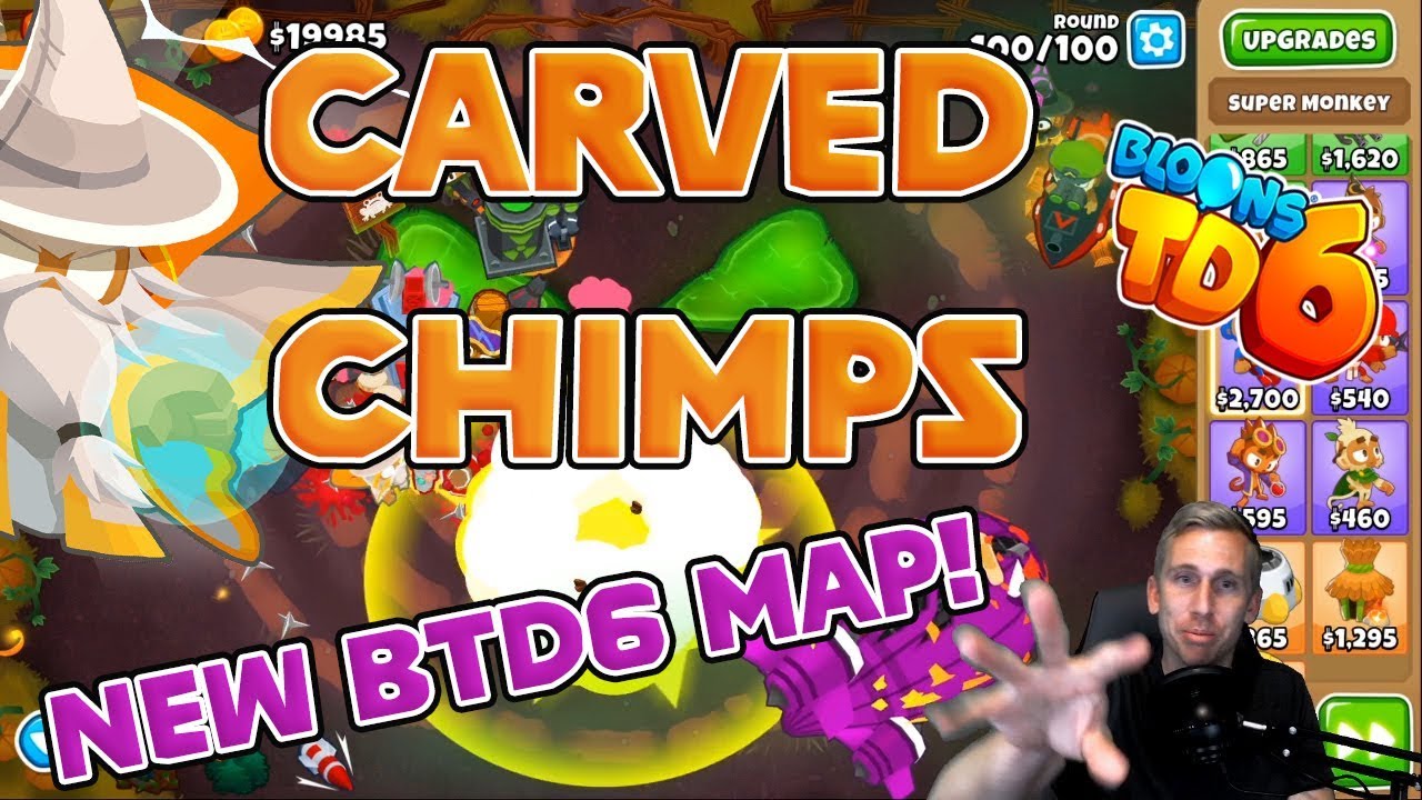 Carved CHIMPS - New BTD6 Map!! - YouTube