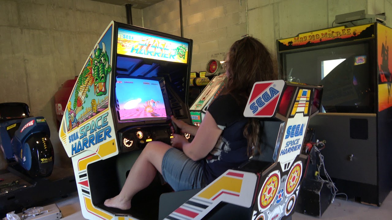 Space Harrier dx arcade Sega 1985 - YouTube