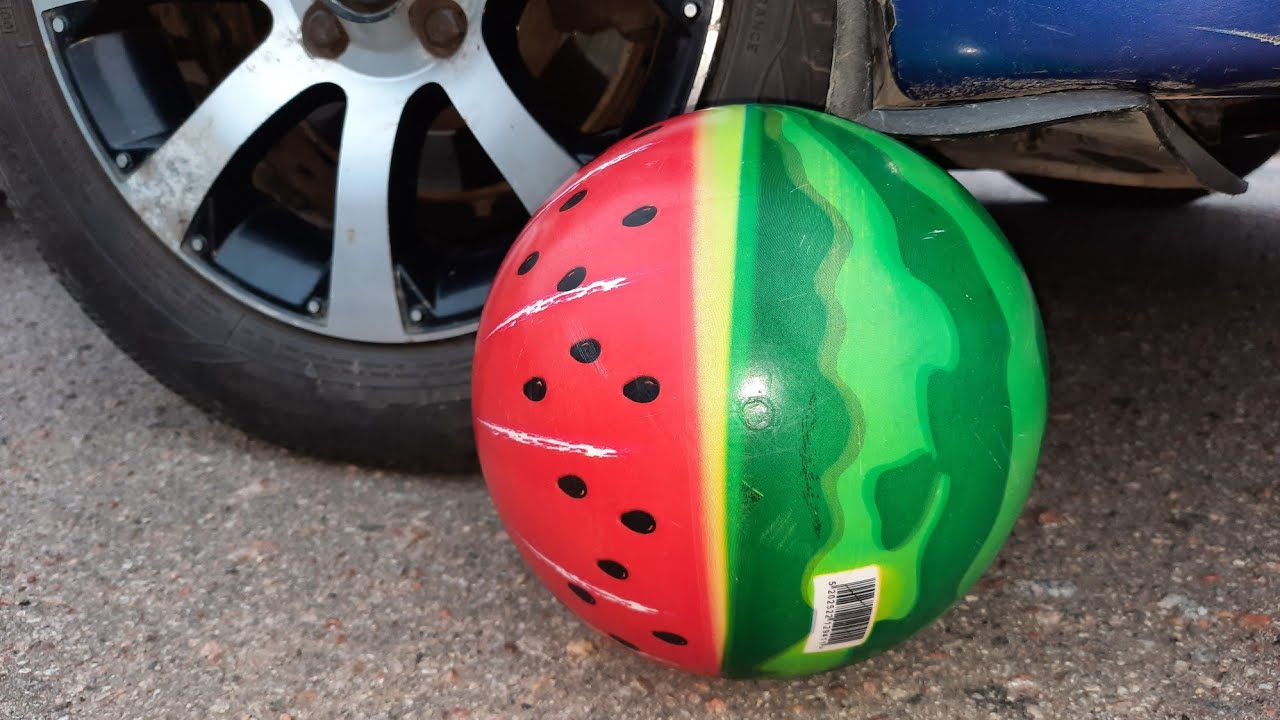Experiment CAR vs BALL ! Crushing Crunchy & soft Things by Car. - YouTube