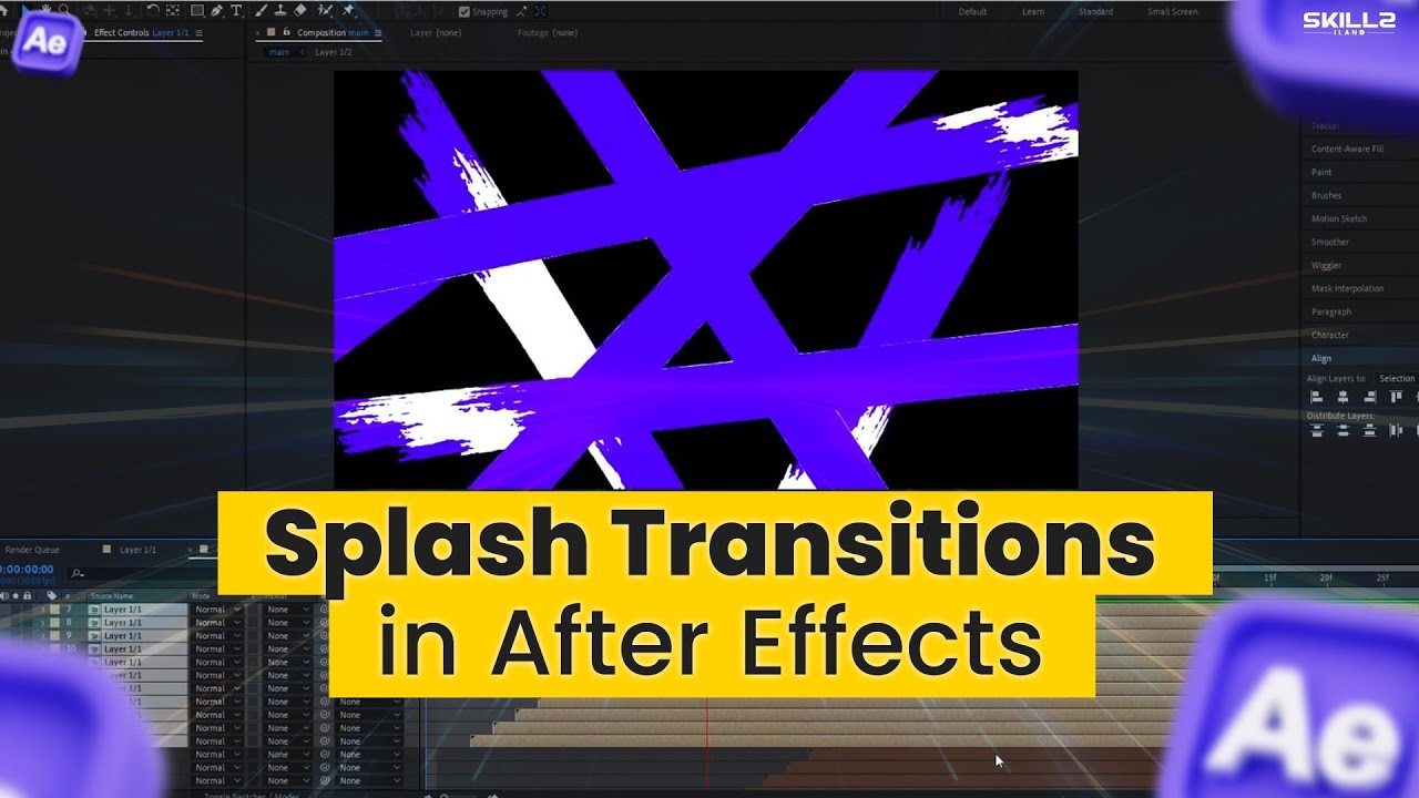 How to Create Transitions in After Effects | AE Learning | Video Editing Transition Tutorials ...