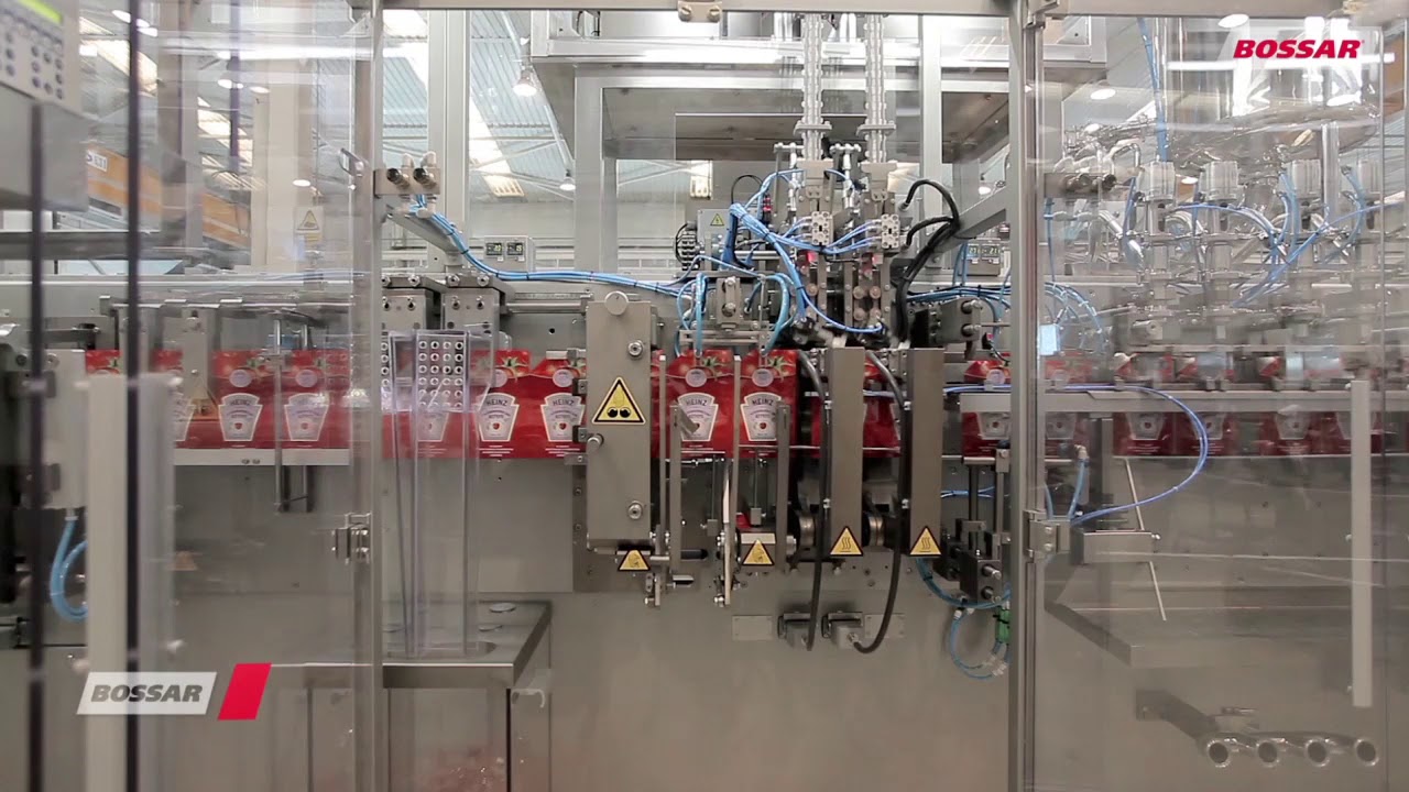 MAQUINA BOSSAR BMK2600 L STU 2 CV Doypack Ultraclean - YouTube