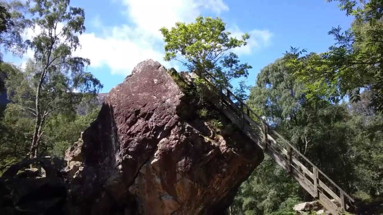 The Bowder Stone, Cumbria - YouTube