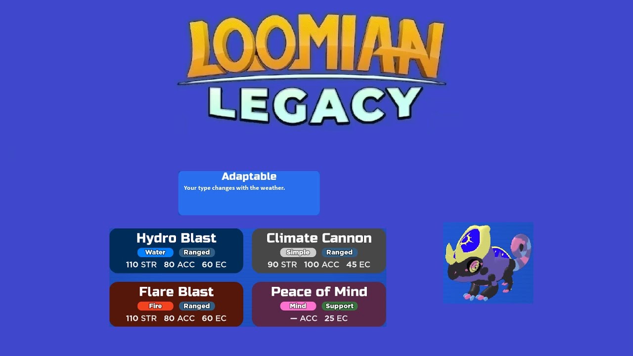 Cosmeleon is a Great Weather Loomian. Loomian Legacy PVP. - YouTube