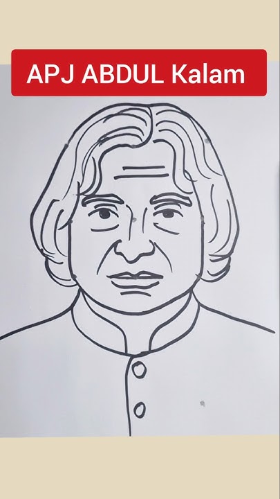 APJ Abdul Kalam Drawing #Drawing - YouTube