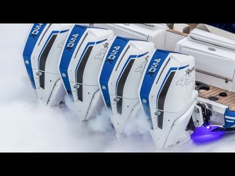 Dünyanın En Hızlı Teknesi ! 4 Motorlu !