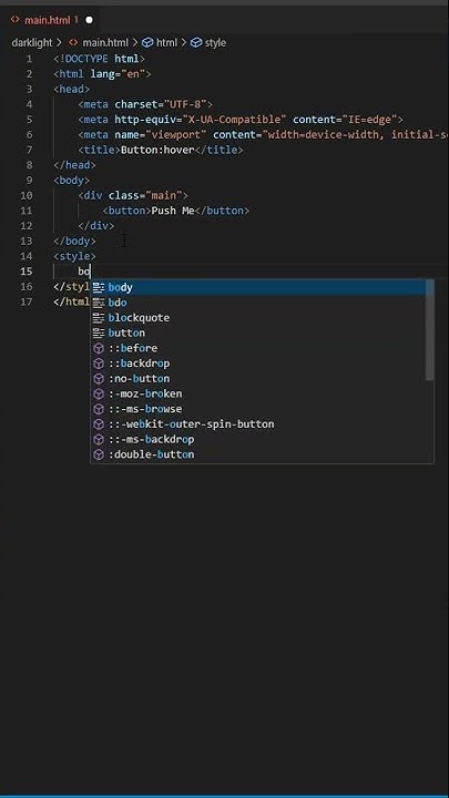 Как изменить цвет кнопки при наведении | how to change button color on ...