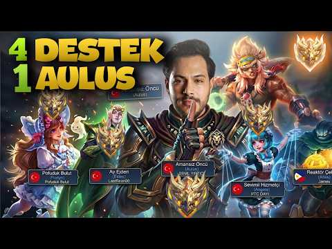 BÖYLE BİR MAÇ YOK! YENİ AULUS VE 4 DESTEK! Mobile Legends