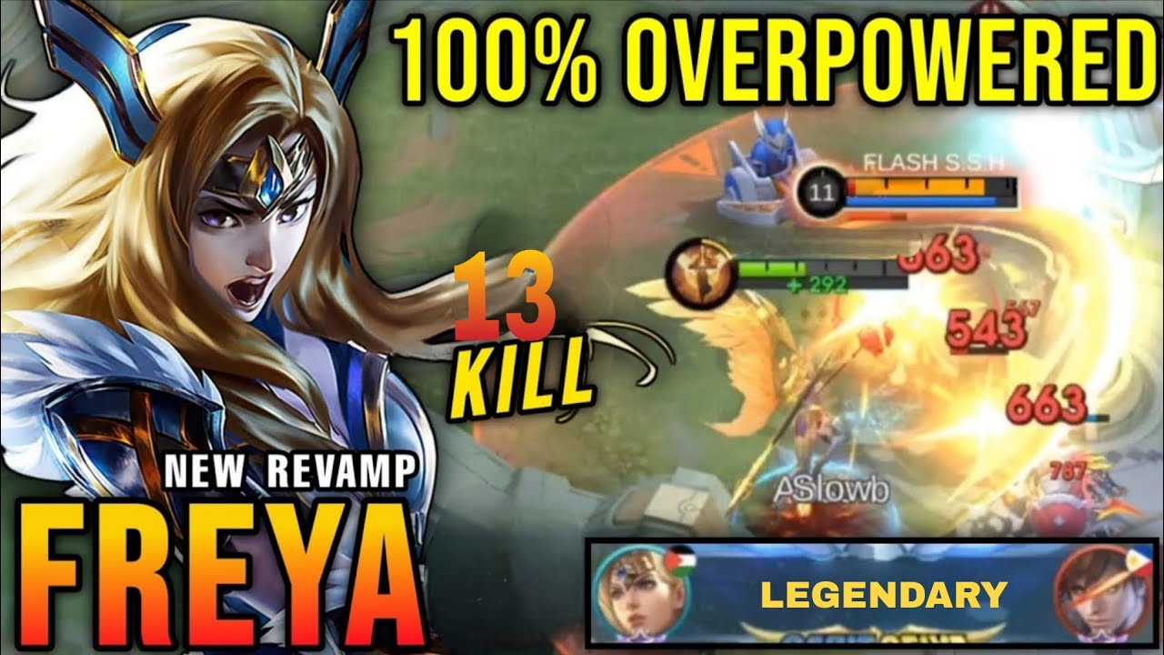 13 Kills!! Freya Crazy Damage Build 2025 || Build Top 1 Global Freya ...