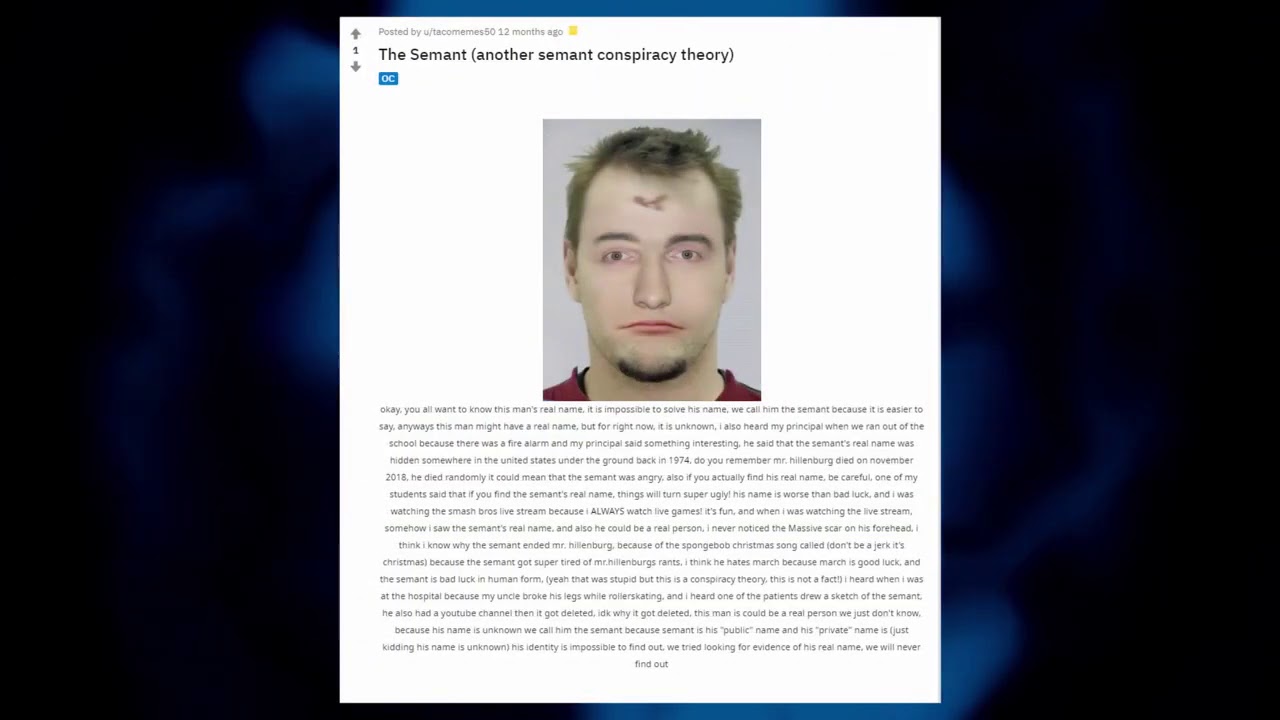 The Semant Internet Mysteries REUPLOAD - YouTube