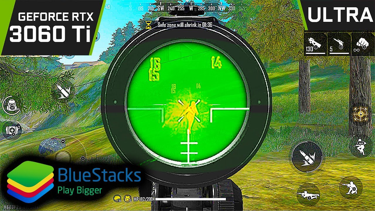 Free Fire BlueStacks | RTX 3060 Ti 8GB Ultra(Max) Graphics - YouTube