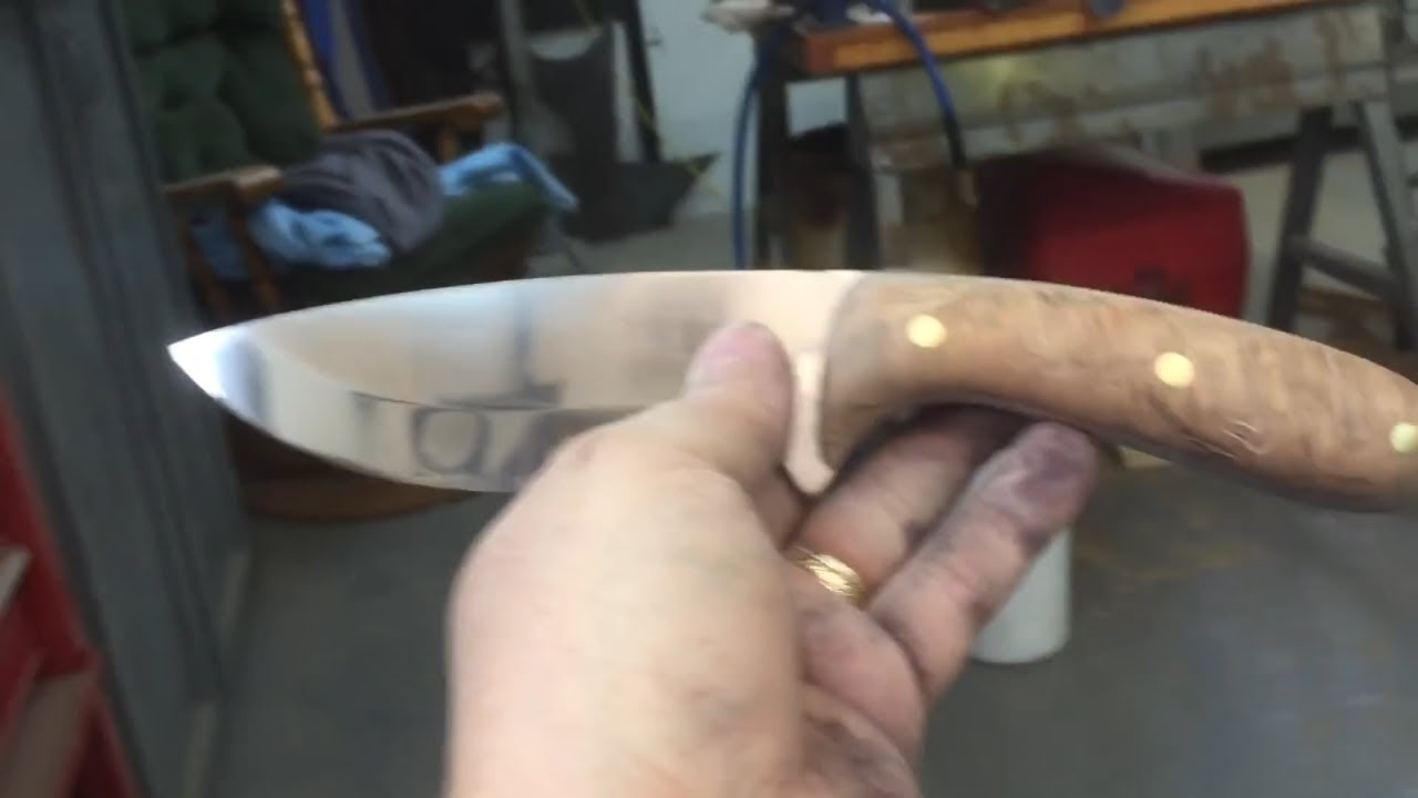 Building a custom knife from start to finish - YouTube