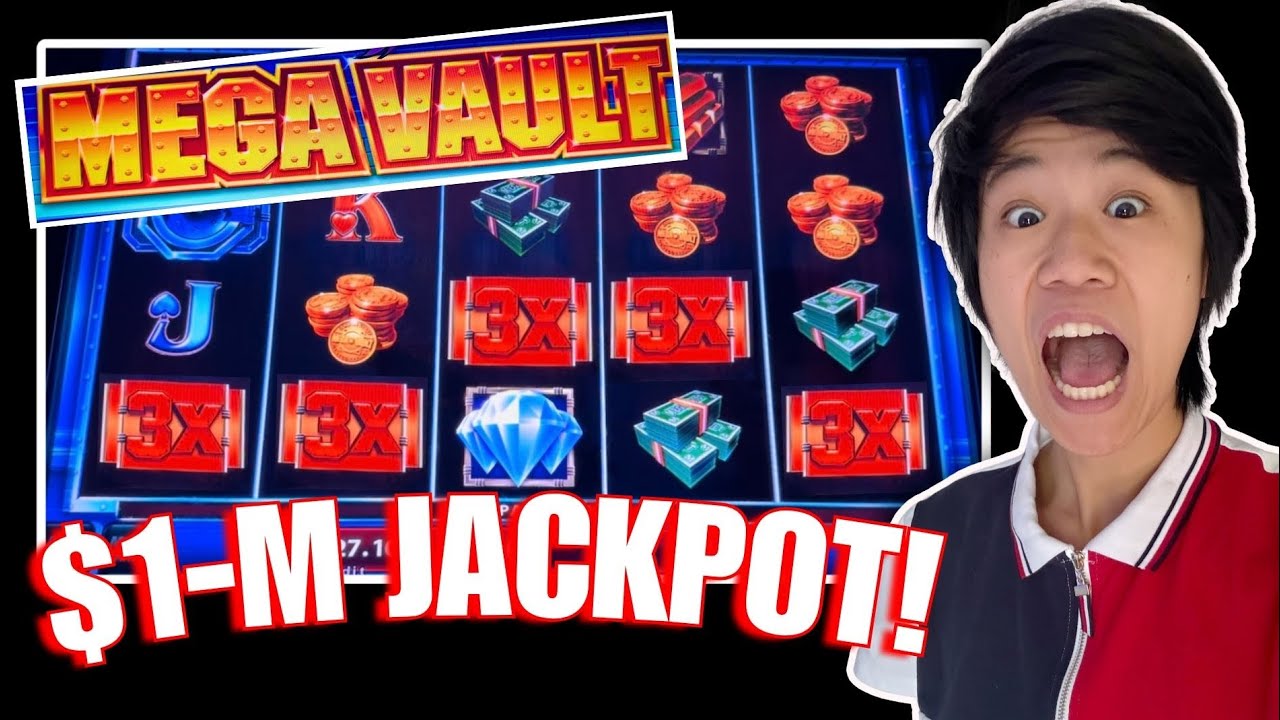 $1.25 MILLION JACKPOT MEGA VAULT!!! Slot Machine Big Win Action w ...