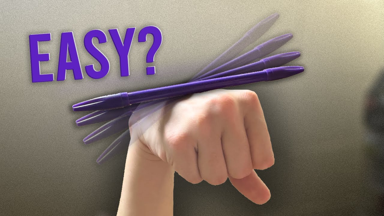 How to Get REALLY Good at Spinning Pens - YouTube