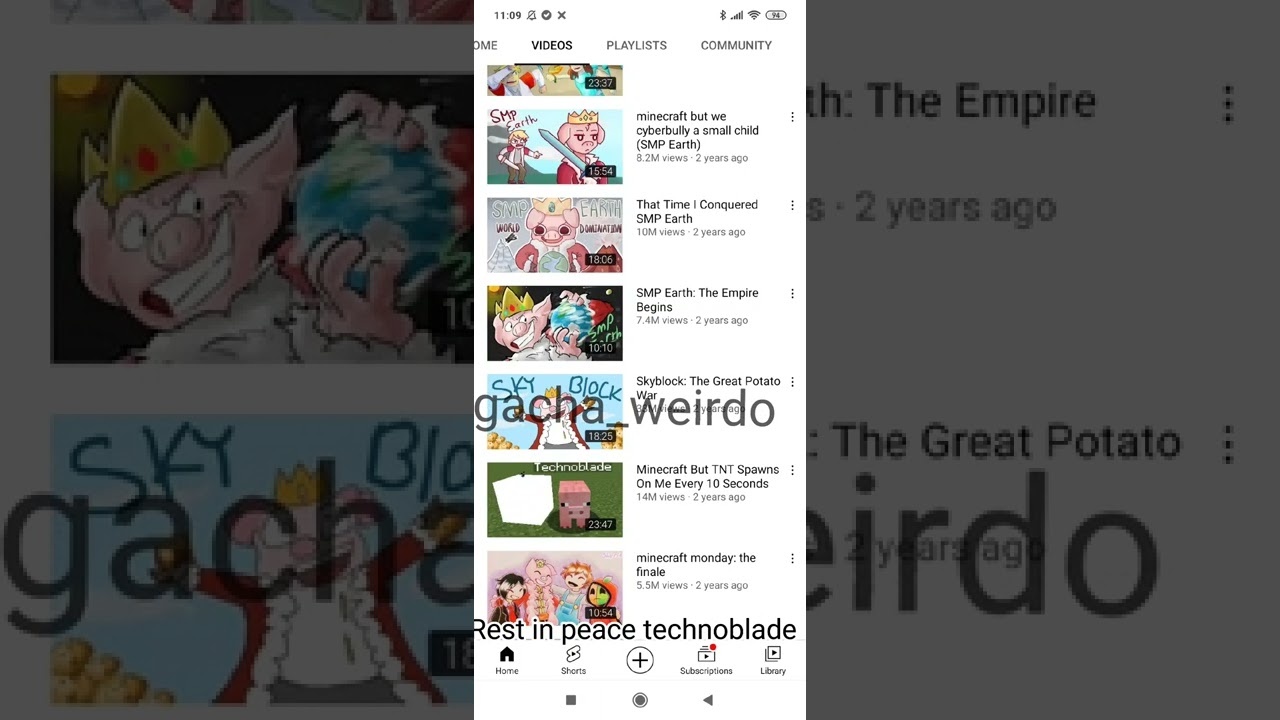 technoblade... died cause of cancer.. - YouTube