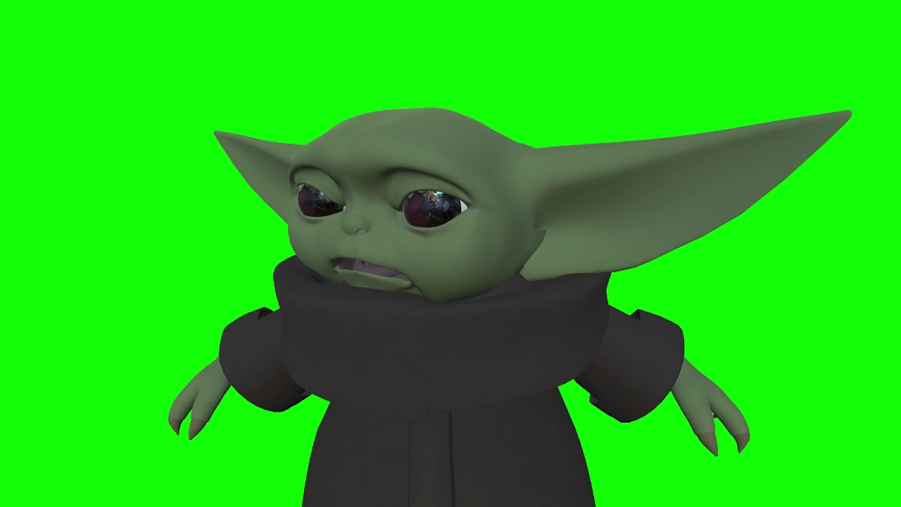 Baby Yoda Green Screen Animations - YouTube